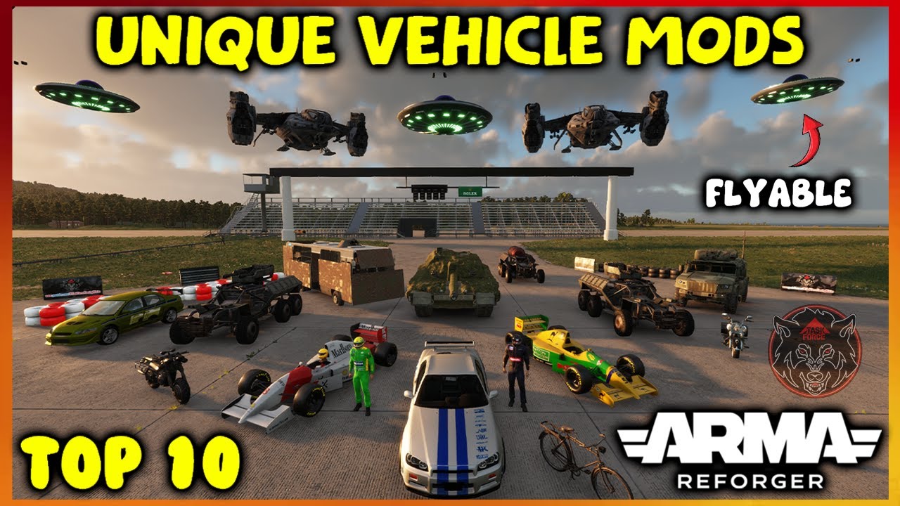 TOP 10 VEHICLE MODS IN ARMA REFORGER 2025 (Flyable UFO's) - YouTube