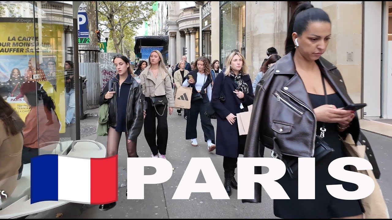 🇫🇷Paris, France Walk. Walking the Streets of Paris. Paris Walkiing Tour ...