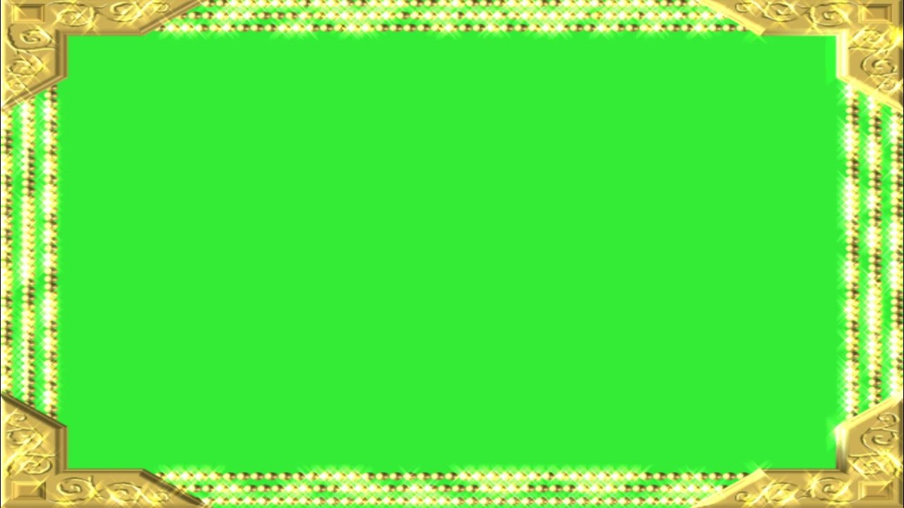 (Copyright Free) World's Best Animated Border/Frame Green Effect ...