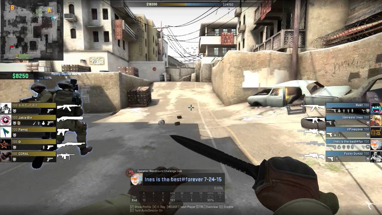 [CS:GO] Hacker at lower ranks... V2 (re-work) - YouTube