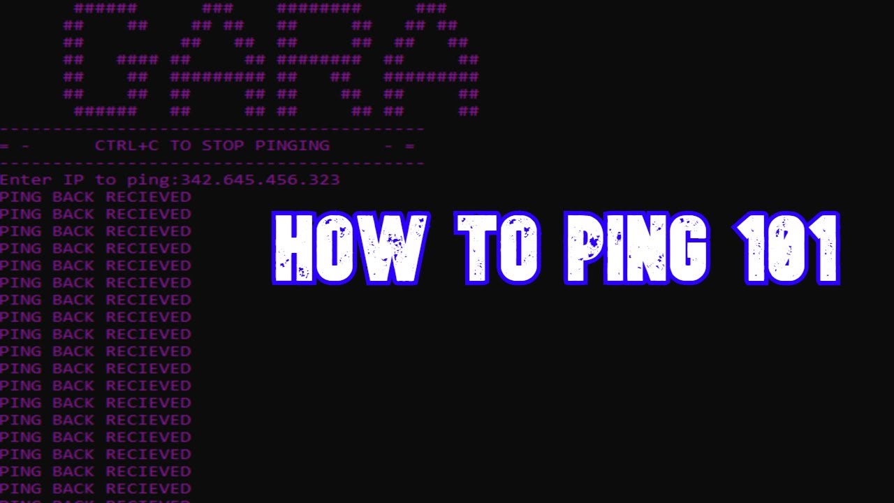 HOW TO MAKE AND USE A BASIC PINGER 2020 - YouTube