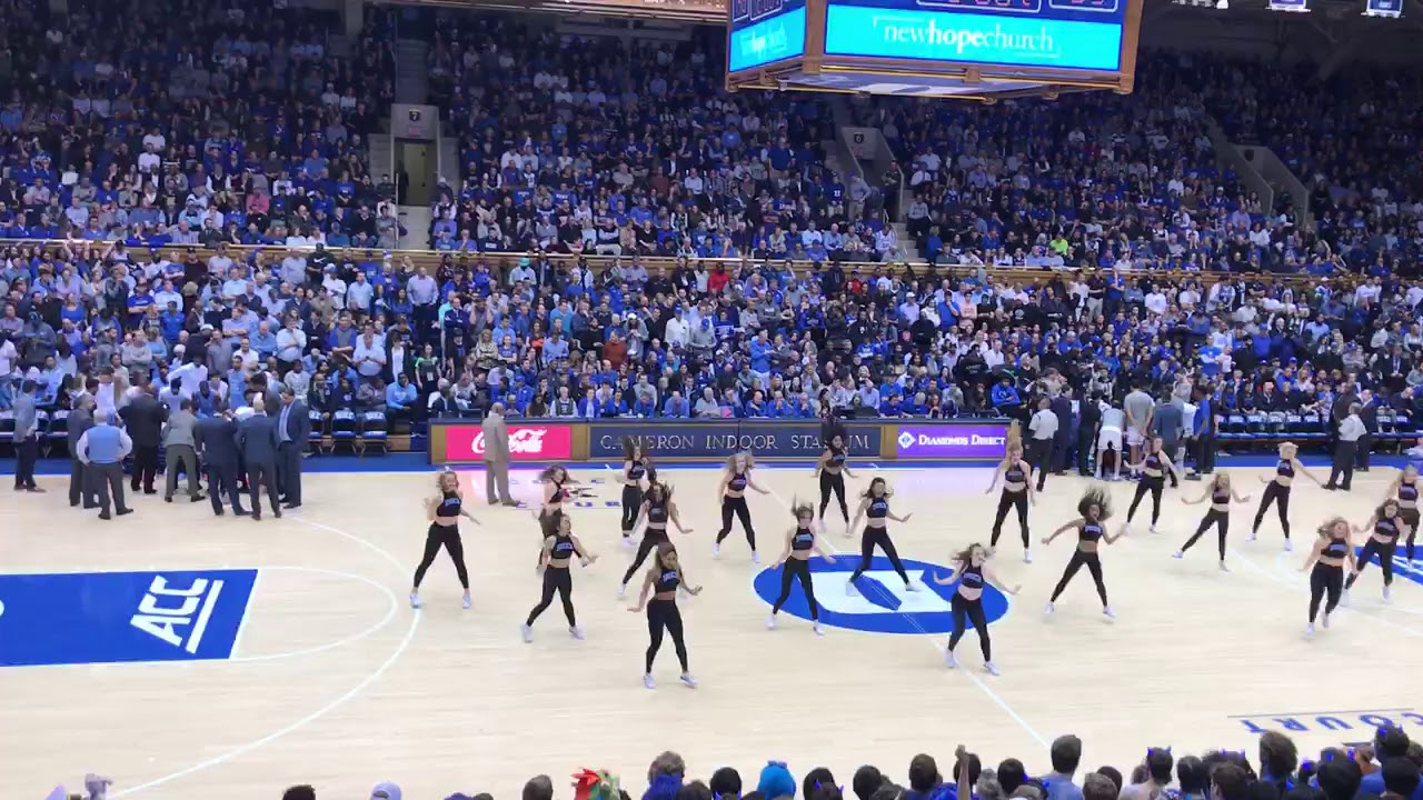 Duke Dancing Devils - UNC Game 2/20/19 - YouTube