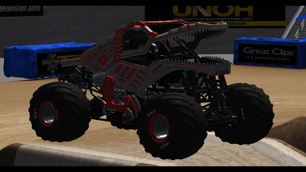ROR Monster Jam ThunderROARus Freestyle @ San Antonio 2023! - YouTube