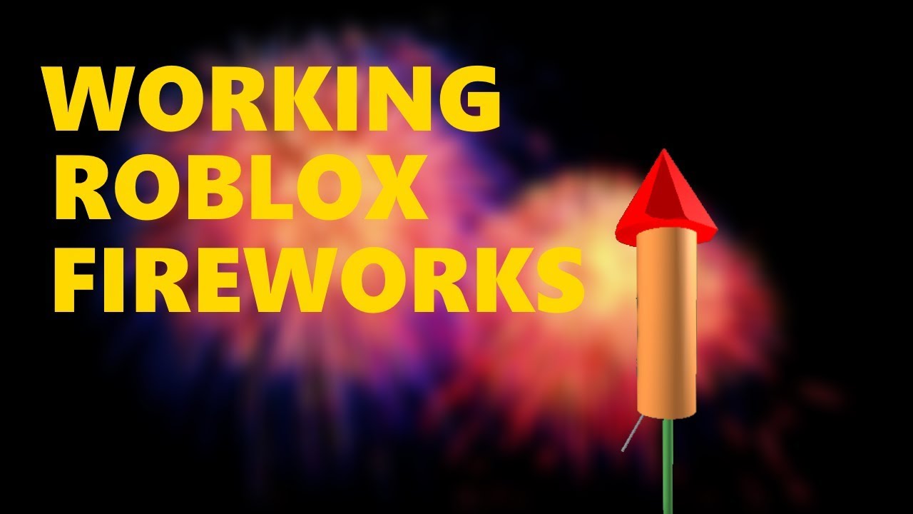 Roblox Speed Build: Fireworks - YouTube