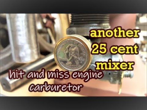 Build a Hit And Miss Engine Carburetor Fuel Mixer - YouTube