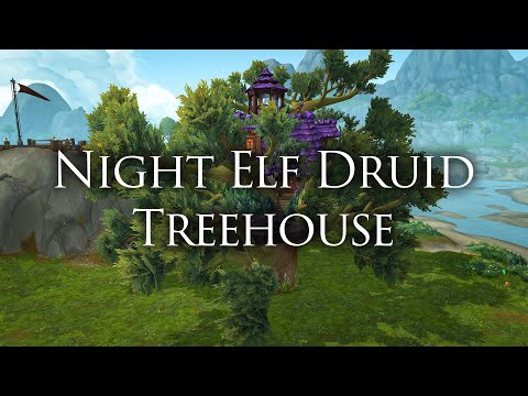 Night Elf druid treehouse - WoW Housing Hub