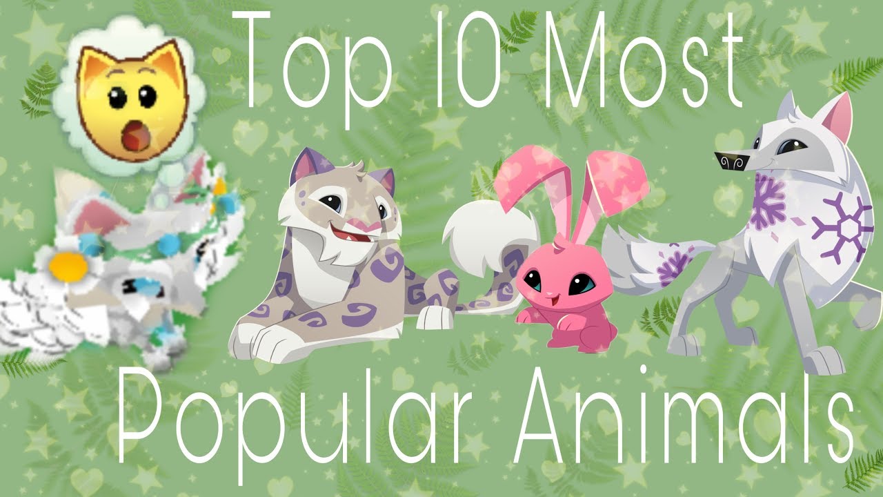 TOP 10 MOST POPULAR ANIMALS //Animal Jam// 2020 - YouTube