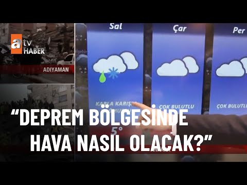 Deprem bölgesinde kar ve soğuk etkili - atv Haber 6 Şubat 2023