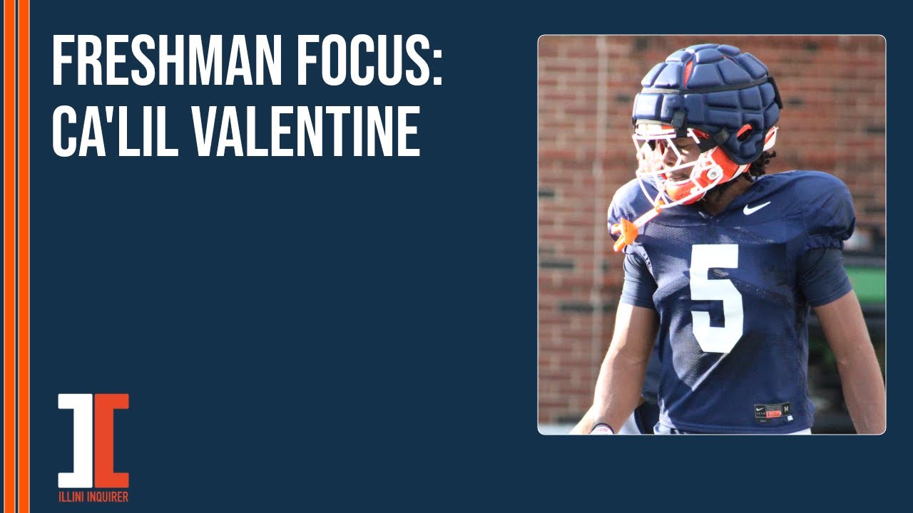 Freshman Focus: Illini RB Ca'Lil Valentine - YouTube