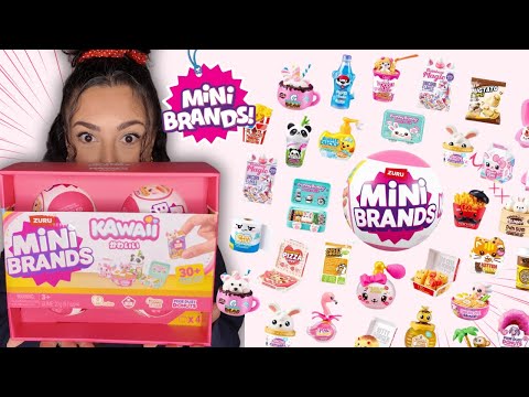 💥FULL KUTU KAWAII Mini Brands Açtım🎁 Ultra Rare Bulduk Mu?! #minibrands #kawaii #unboxing