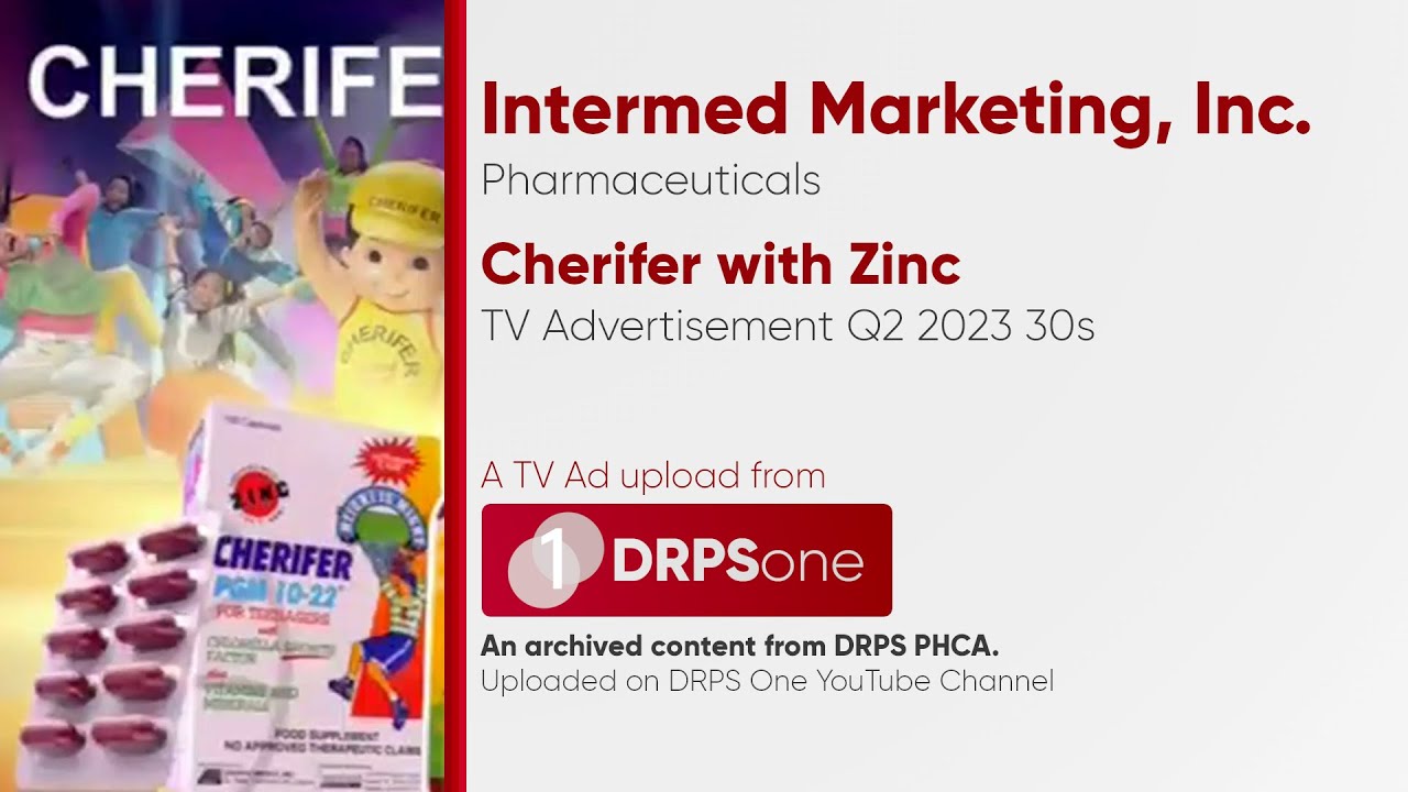 Cherifer with Zinc TV Ad Q2 2023 30s (Philippines) - YouTube
