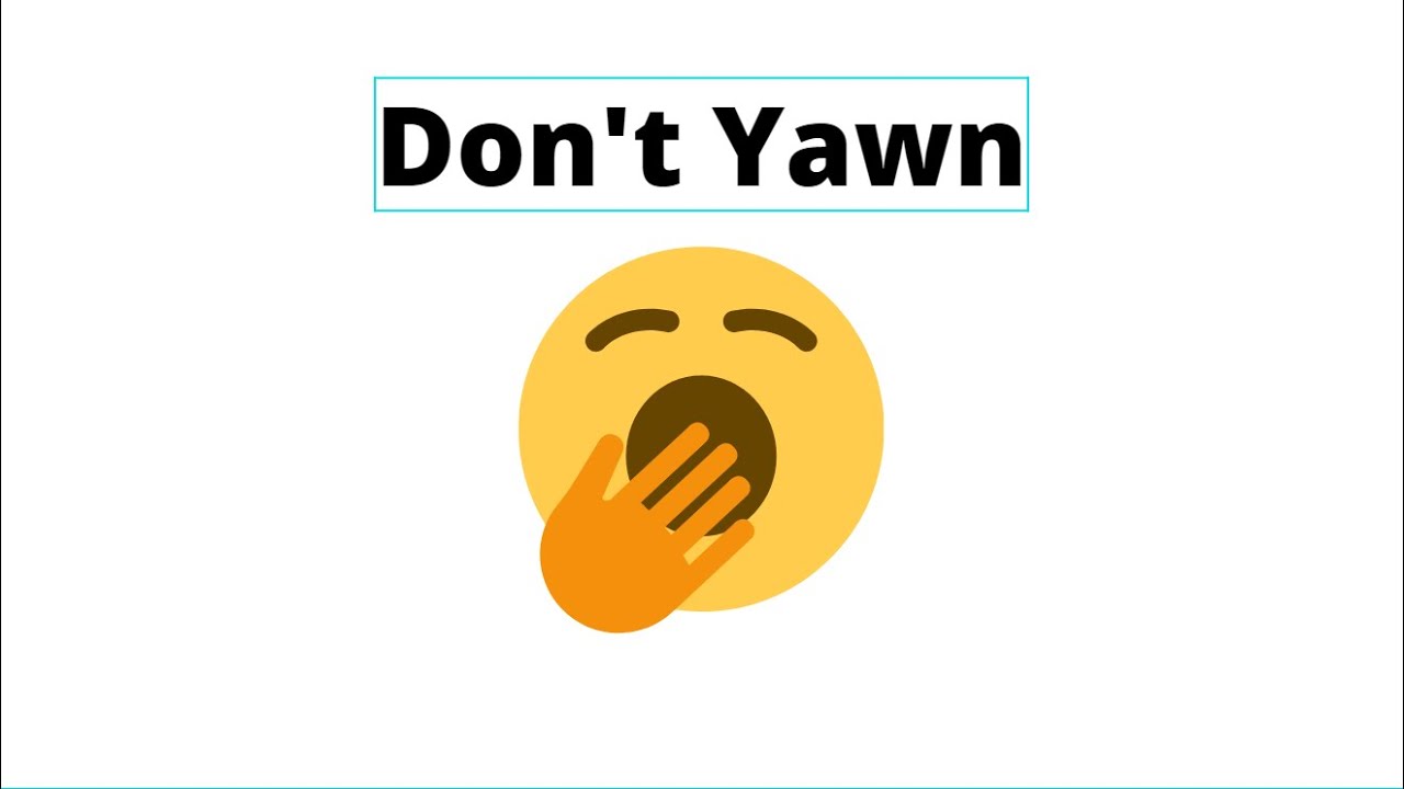 Don't Yawn While Watching This Video - YouTube