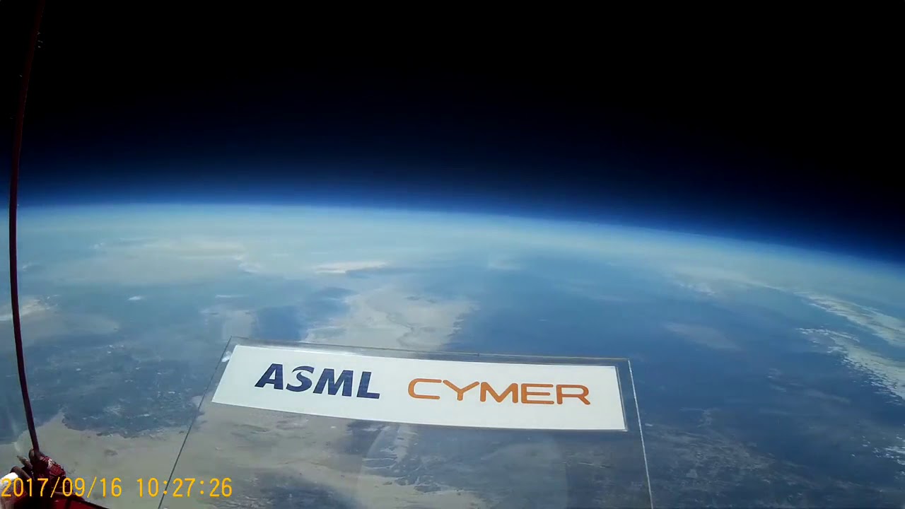 ASML/Cymer Covers the World with Service | High Altitude Balloon - YouTube