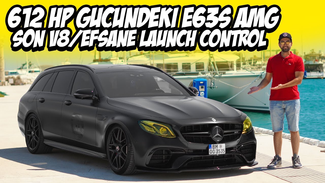 612 HP Mercedes E63S AMG ile Gazladık / Son V8 Motor / Launch Control ...