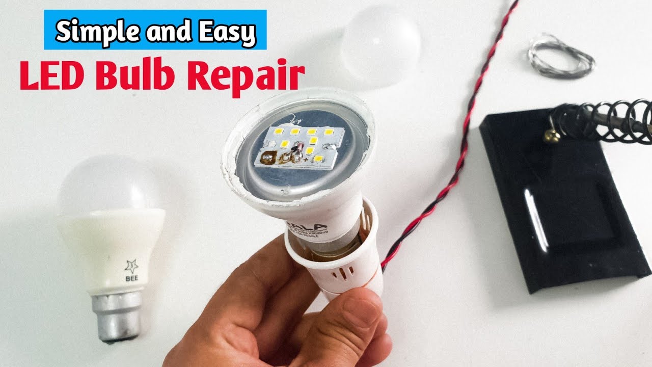 How to repair LED bulb at home | Without Multimeter | LED Bulb repair ...