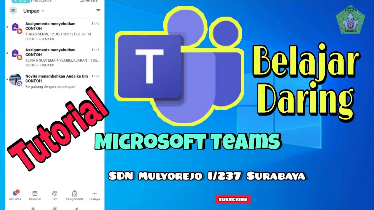 Tutorial Menggunakan Aplikasi Microsoft Teams untuk Pembelajaran Daring ...