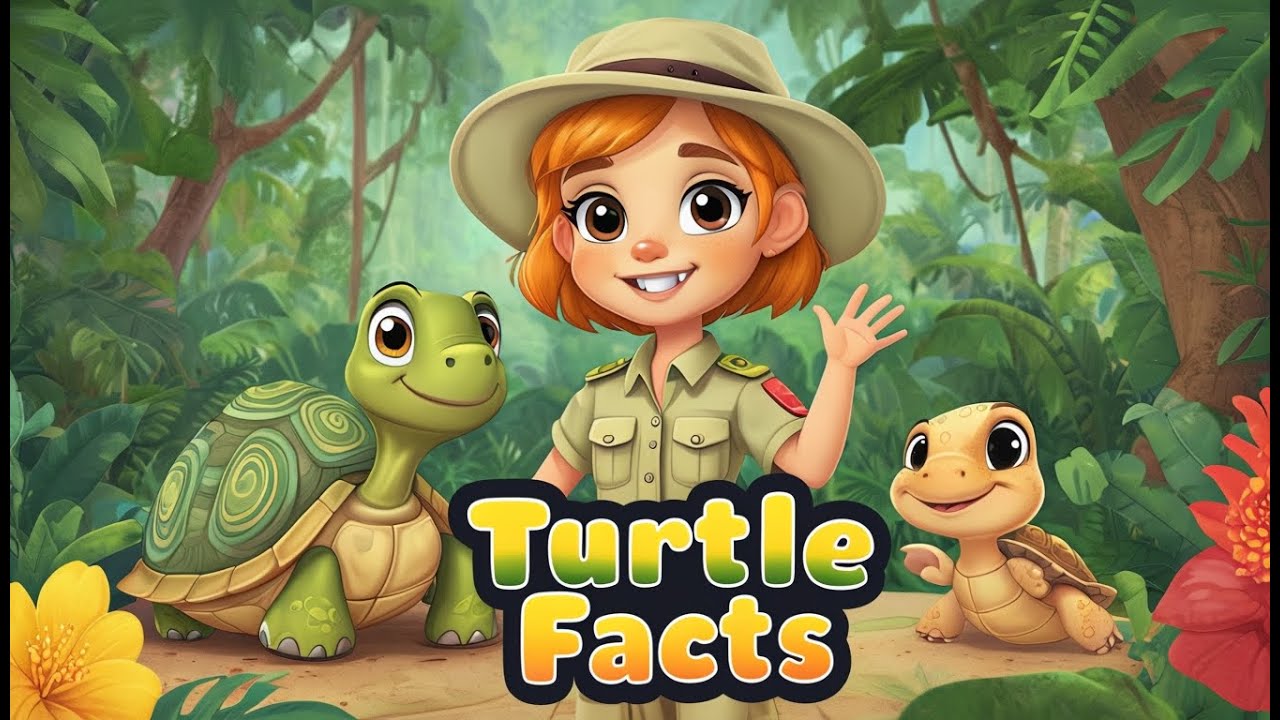 Daisy's Animal Facts: Tremendous Turtle Facts For Kids - YouTube
