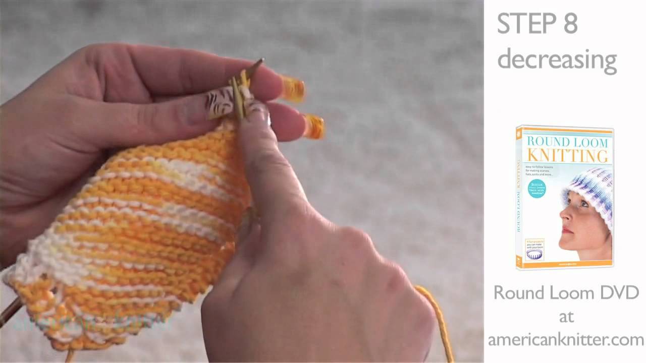 How to Knit Lesson 1 Part 8- Decreasing Stitches - YouTube