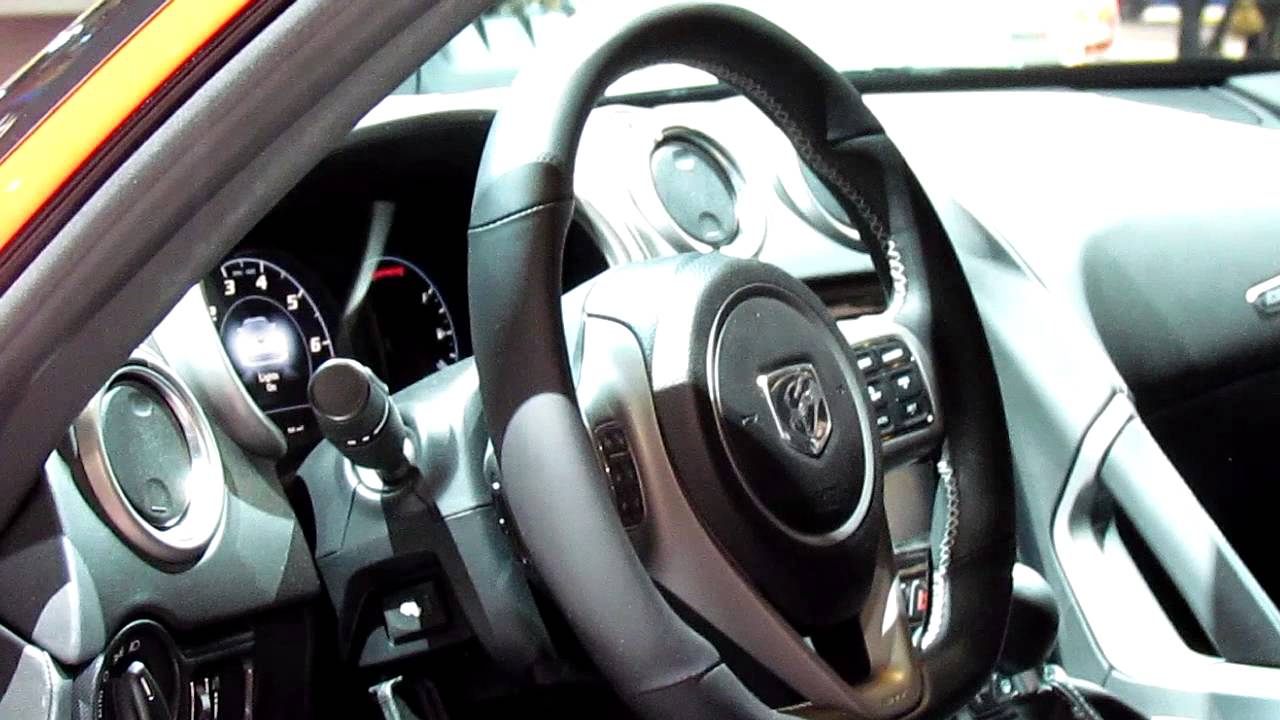 Quick view on 2014 Dodge Viper Interior - YouTube
