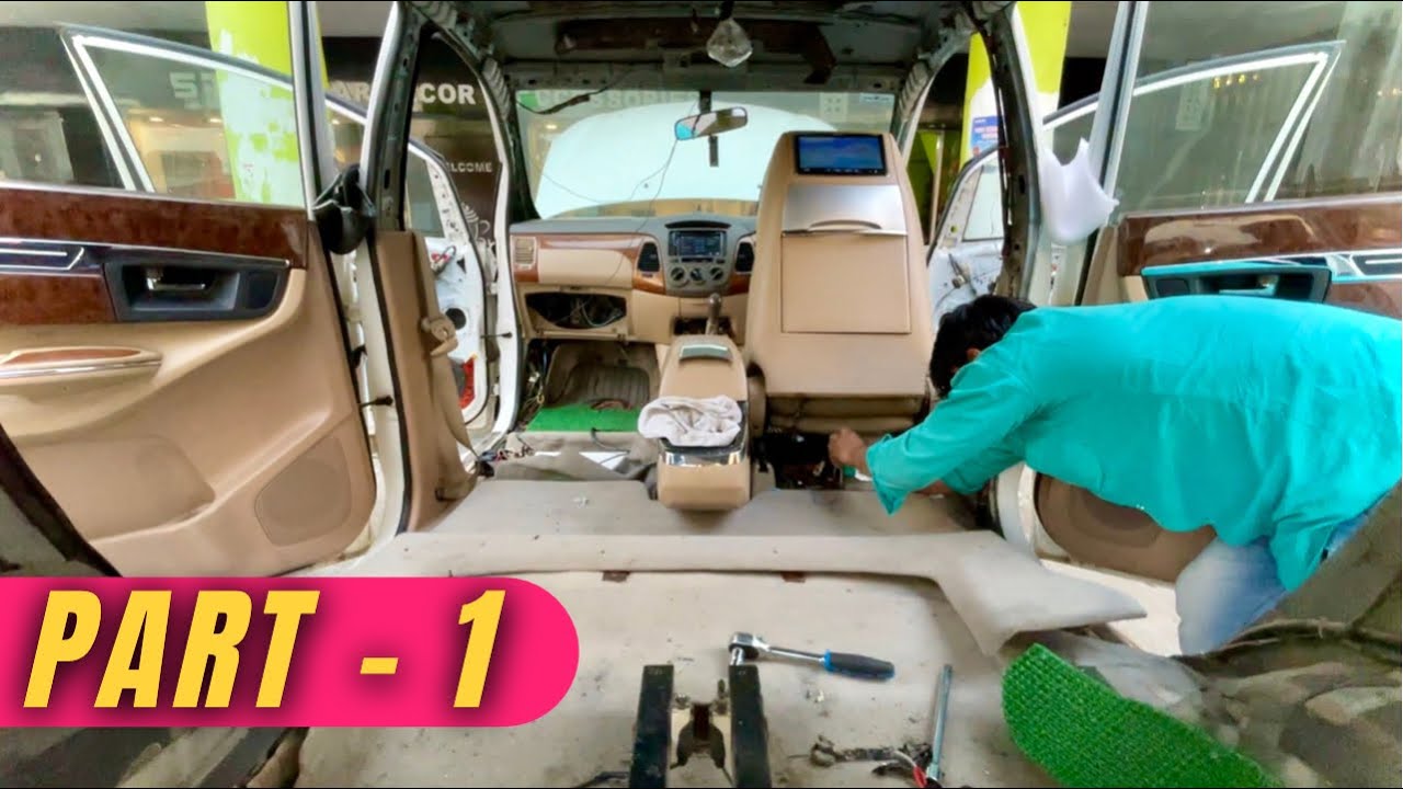 Toyota Innova Type 1 - RESTORATION || PART - 1 || REMOVING ALL PARTS ...