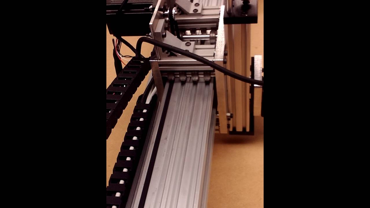 NOx 1500mm x 1500mm C-Beam CNC Router X-Axis - YouTube