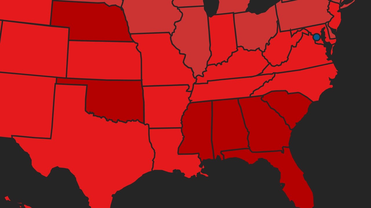 All the states that Nixon won with 70% of the popular vote in 1972 ...