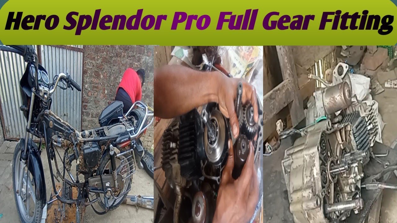 Hero Honda Bike full gear kit Set l splendor ,CD Delaxe,passion 100 CC ...