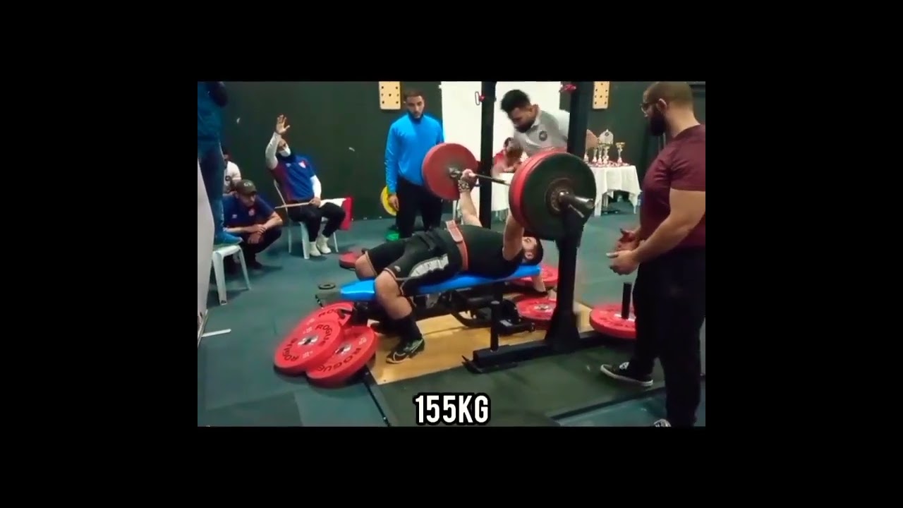 Bench press 155KG easy - YouTube