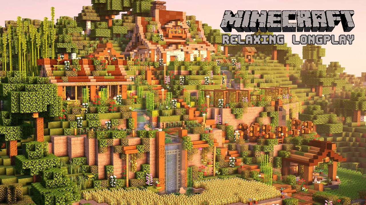 We Built the Ultimate Peaceful Farm - Minecraft Relaxing Longplay (No ...