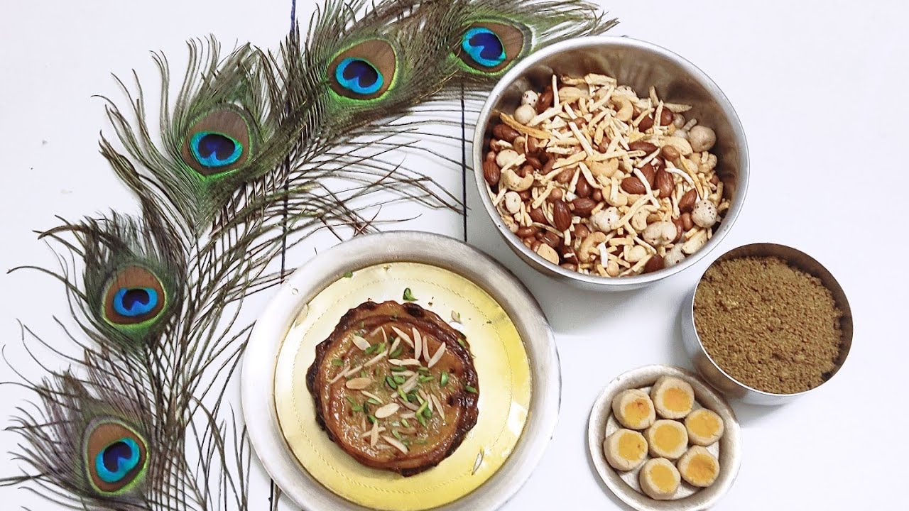 Janmashtami Special Laddu gopal bhog recipe part - 2 | Food with Fun ...