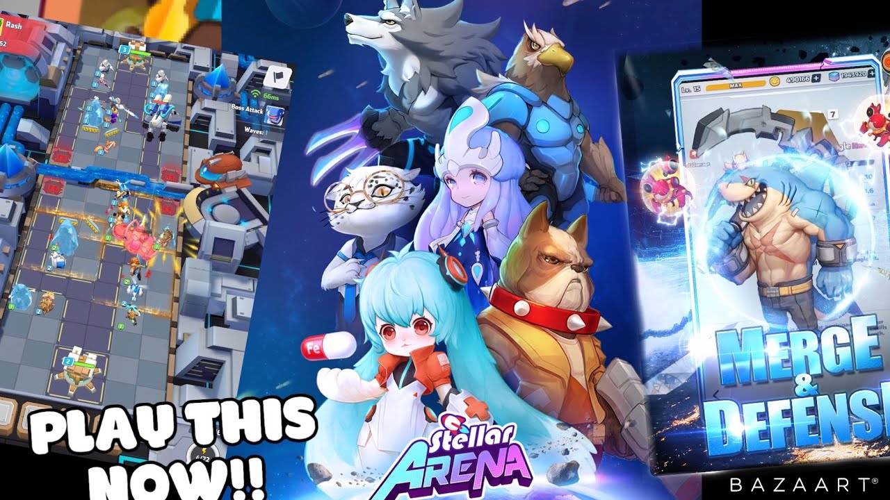 PLAY STELLAR DEFENSE RIGHT NOW, THE BEST MERGER GAME OUT🤯 | STELLAR ...