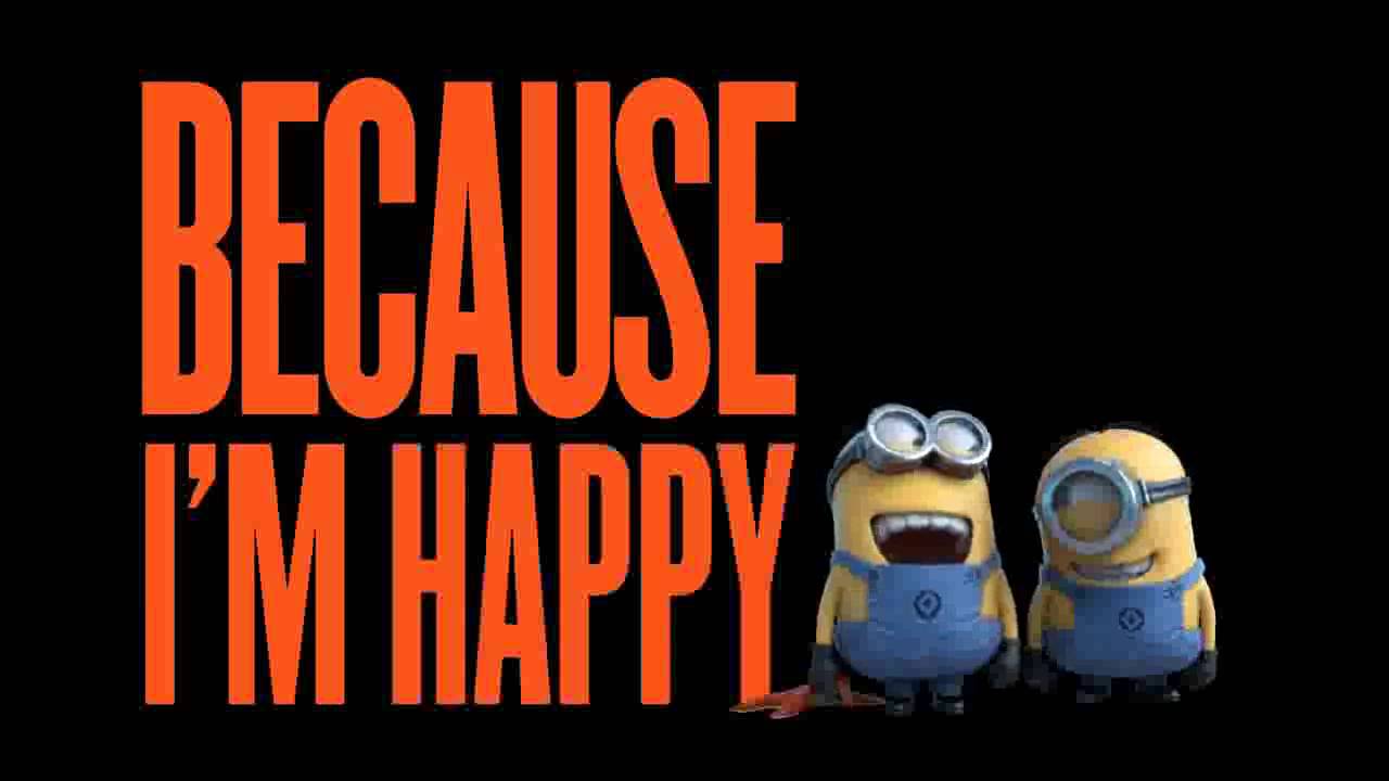 Pharrell Williams Happy Despicable Me 2 Lyric Video - YouTube