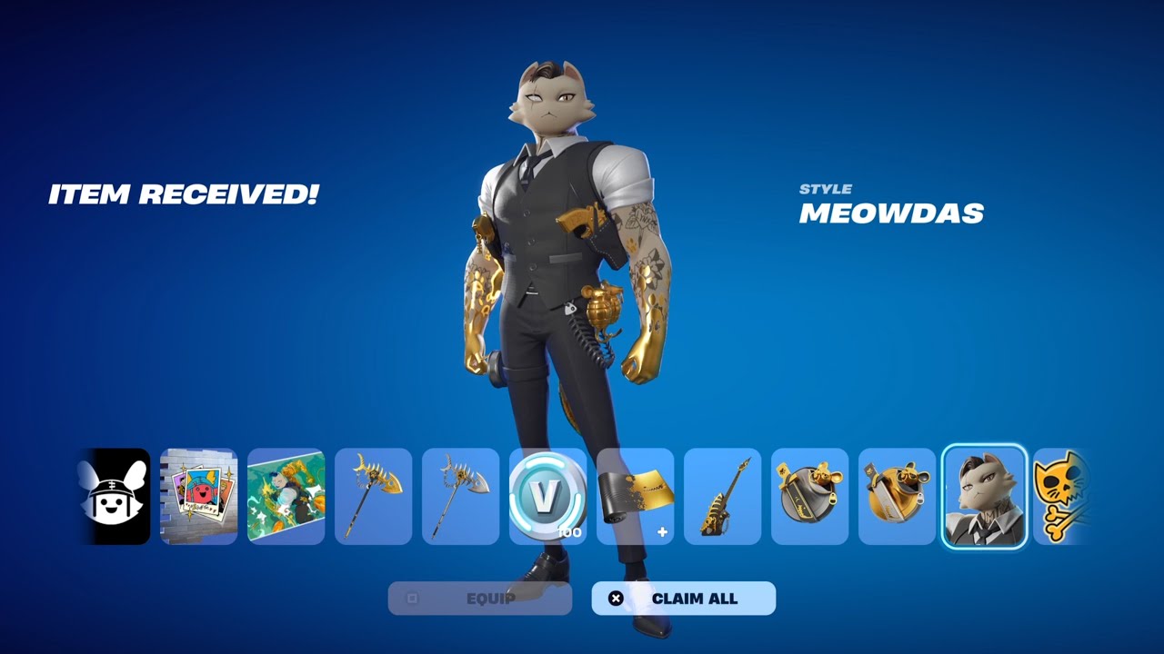 How To Get Meowdas Skin For FREE! (Fortnite) - YouTube
