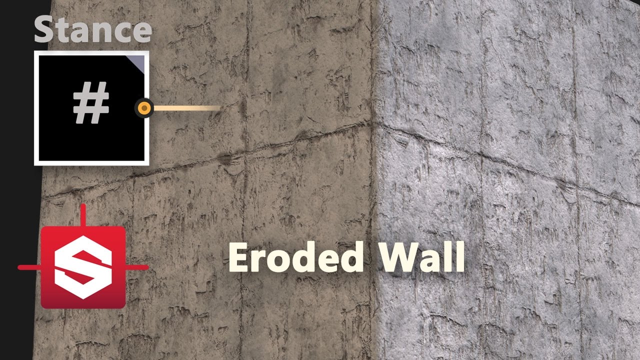 Eroded Wall - Substance Designer Material Breakdown - YouTube