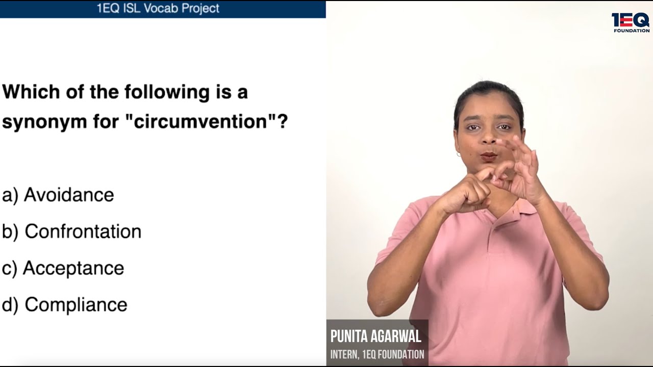 Circumvention | 1EQ ISL Vocab - YouTube