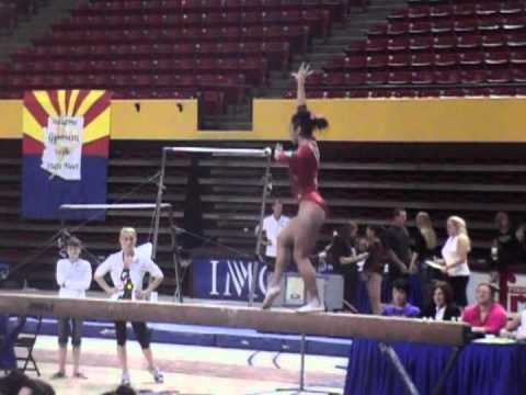 ANGELA CIPRA 2012 STATE MEET LEVEL 10 BEAM 9.375 - YouTube