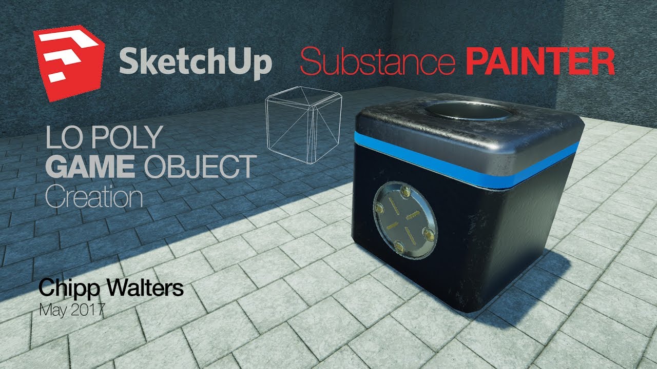 Low Poly Game Objects with SketchUp and Substance - YouTube
