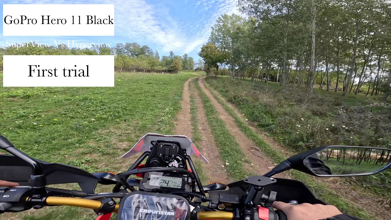GoPro Hero 11 first few tests - superview and hyper view - YouTube