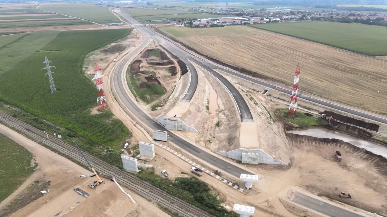 Autostrada A10 Sebes Turda, lotul 1, nodul rutier Sebes, 170720 - YouTube