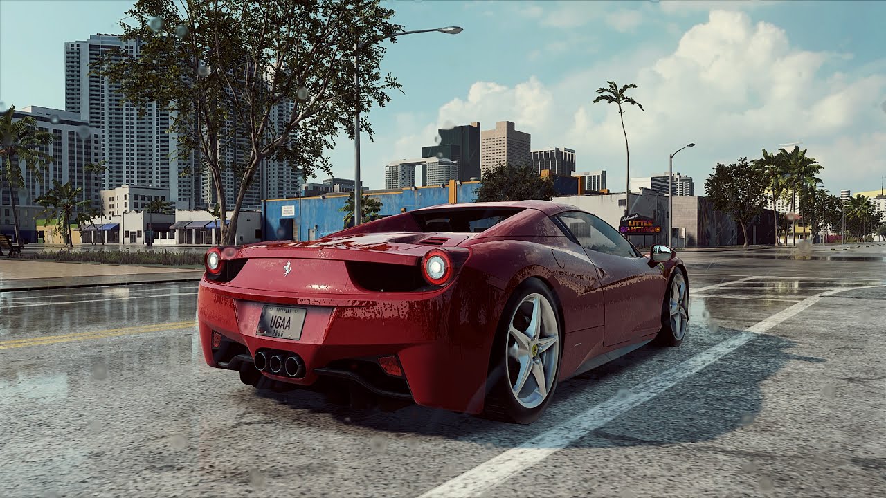 Need For Speed Heat Ferrari 458 Spyder free roam gameplay - YouTube