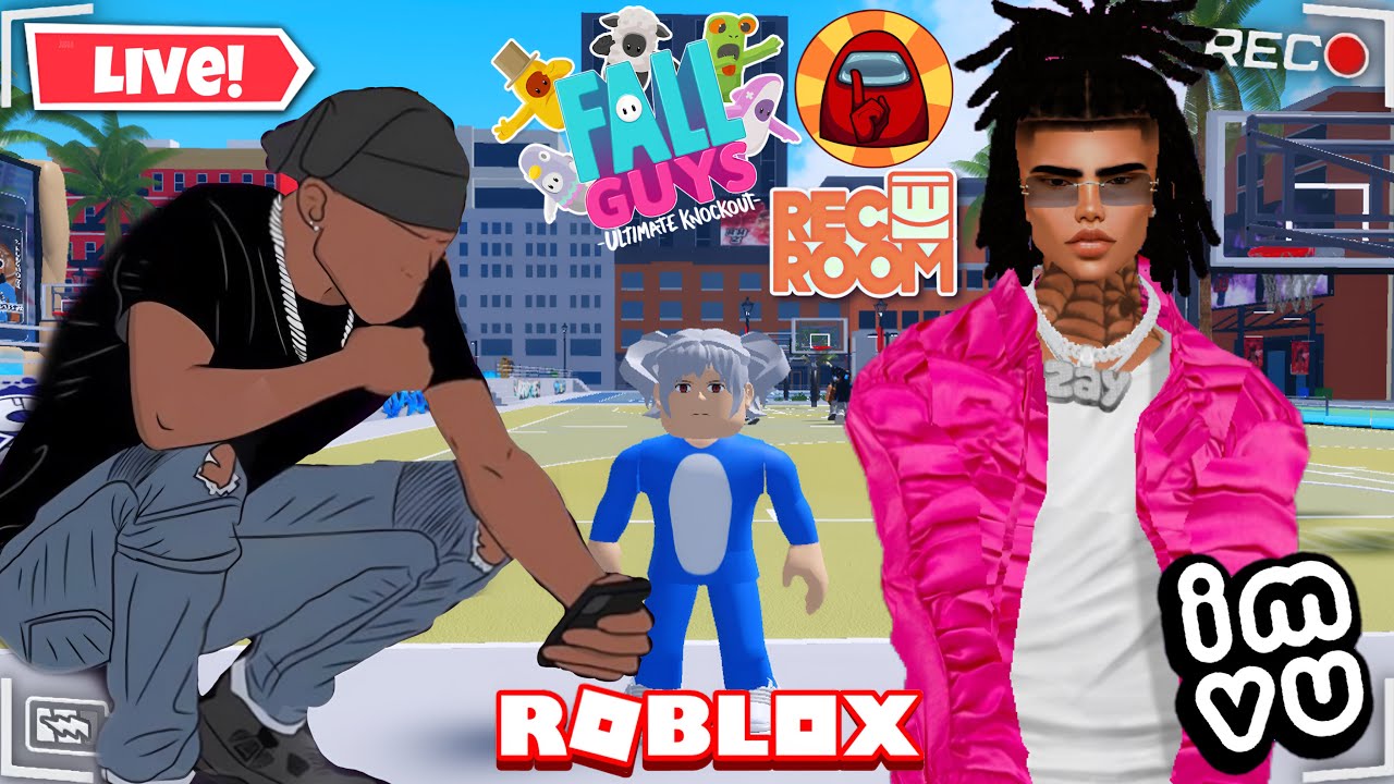 IM LIVE ON IMVU AND ROBLOX AND MORE FUN GAMES *JOIN* - YouTube