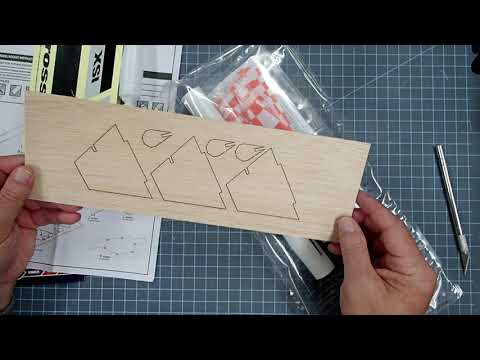 Estes Crossfire ISX model rocket assembly - YouTube