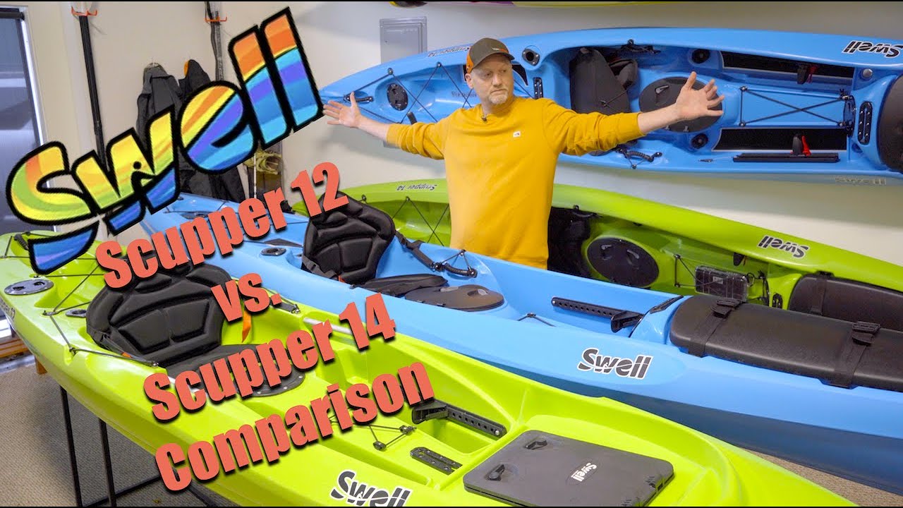 Swell Scupper 12 VS 14 : High Performance Sit On Top Kayak Walkthrough ...