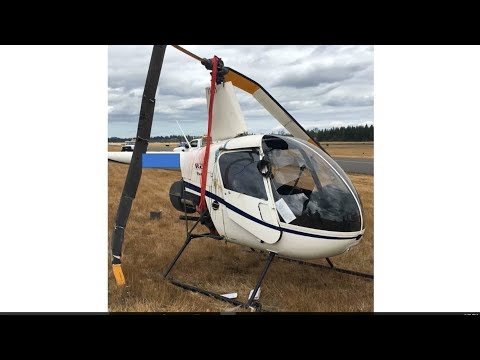 HOGS Member Experiences Dynamic Rollover During Training Flight - YouTube