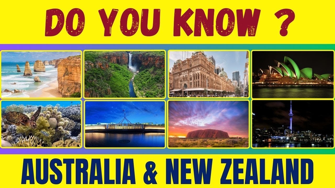 Discover Wonders of Australia & New Zealand -1| Quiz Challenge! | # ...