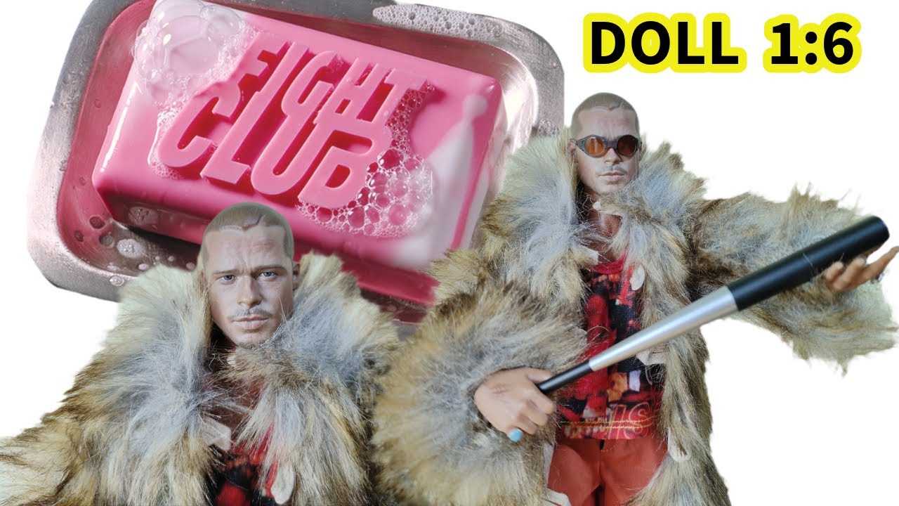 IL CAPOLAVORO DI BRAD PITT DA FIGHT CLUB : FISH BONE TOYS FB-Z010 1/6 ...