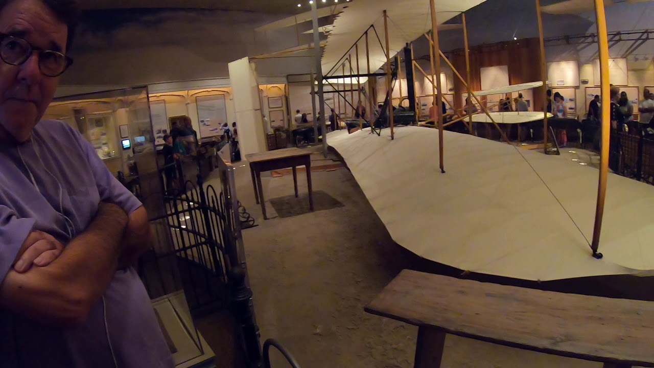 Washington - Original flying machine own by Wright Brothers - YouTube