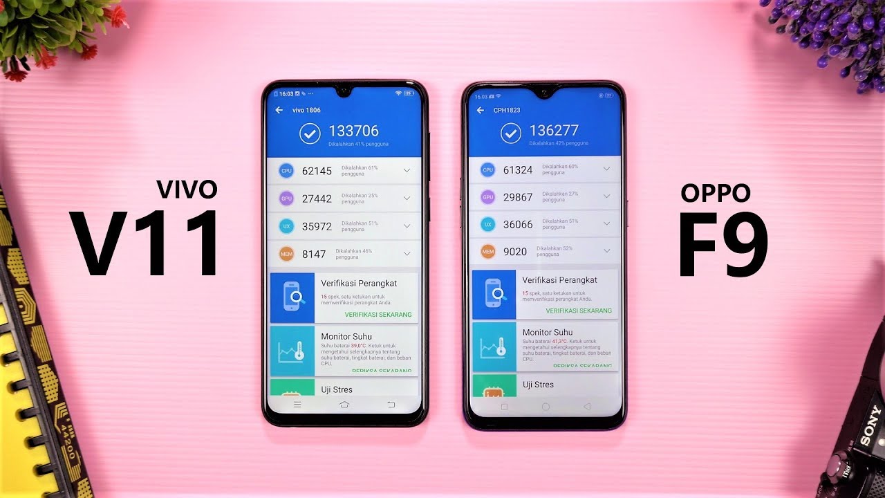 Speed Test Vivo V11 vs Oppo F9 Indonesia ! - YouTube