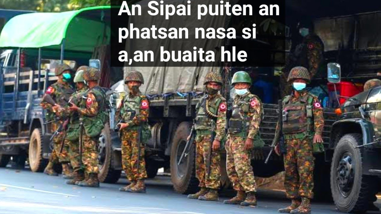 Myanmarah Sipai inphatsanna rûnpui a thleng mêk! An Sipai puite zawngin ...