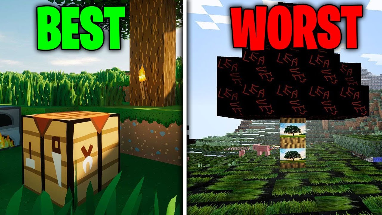 The Best And Worst Minecraft Texture Packs (July 2021 UPDATE) - YouTube
